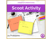Order of Operations Activity Task Cards | Scoot Game by Teach Simple