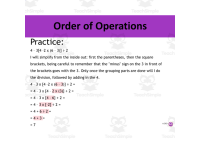 Order of Operations | Lesson and Activities by Teach Simple
