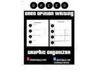 Oreo Opinion Writing Graphic Organizer (Editable in Google Docs) by ...