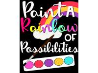 Paint a Rainbow of Possibilities Bulletin Board Set, Door Decoration ...