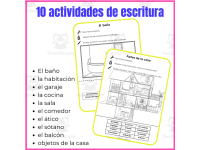 Partes de la casa - Parts of the house in Spanish Vocabulary and ...
