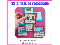 Partes de la casa - Parts of the house in Spanish Vocabulary and ...