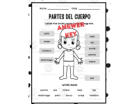 Partes del cuerpo (parts of the body) Spanish by Teach Simple