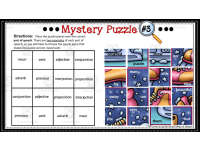 Parts of Speech Digital Puzzles by Teach Simple