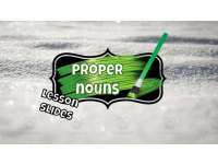 Parts of Speech: Proper Nouns Lesson by Teach Simple