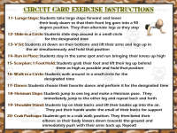 PE Boot Camp Series: Active Duty Fitness Cards by Teach Simple