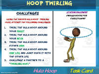 PE Equipment Stations: Hula Hoops + Pool Noodles by Teach Simple