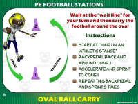 PE Football Stations by Teach Simple