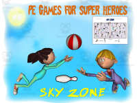 PE Games for Superheroes | 12 Large Group Games by Teach Simple