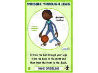 PE Manipulative Skill Series: Hand Dribbling Task Cards by Teach Simple