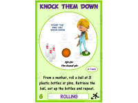PE Manipulative Skills Series: Rolling + Twirling Task Cards by Teach ...