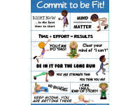 PE Poster Visuals: Commit to be Fit by Teach Simple