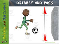 PE Skill Stations + Task Cards: Kicking and Foot Dribbling by Teach Simple