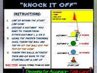 PE Skill Stations + Task Cards: Throwing and Tossing by Teach Simple