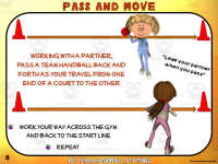 PE Team Handball Stations by Teach Simple