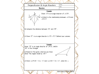 Perpendicular and Angle Bisectors Scaffolded Notes by Teach Simple