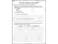 Personal Financial Management Reading Packet by Teach Simple