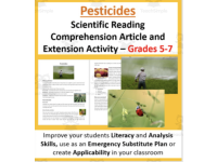 Pesticides - Science Reading Article - Grades 5-7 by Teach Simple