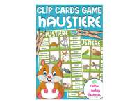 Pets Clip Cards for Practicing Spelling & Vocabulary (German) by Teach ...