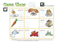 Phonics Fun: At the Circus Printable Workbook by Teach Simple