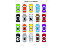 Phonics Parking lot Mats and Cars by Teach Simple