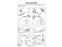 Phonological Awareness: Syllables and Rhyming - Book 1 by Teach Simple