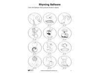 Phonological Awareness: Syllables and Rhyming - Book 1 by Teach Simple