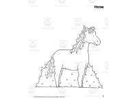 Pictures to Color: Big & Little Animals by Teach Simple