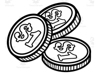 Piggy bank clipart-Coins graphics-Math clipart Counting by Teach Simple