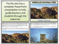 Pinnacles National Park Geography Unit by Teach Simple