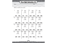 Place Value, 3-Digit Addition, and Subtraction Printable Workbook by ...