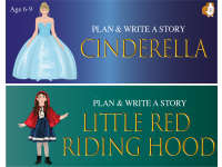 Plan And Write Fairy Tales: Cinderella & Red Riding Hood (6-9 years) by ...