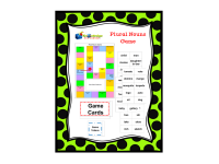 Plural Nouns Game - EBOOK by Teach Simple