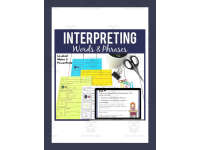 Poetry Comprehension | Interpret Words and Phrases Guided Notes with ...