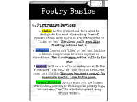 Poetry Writing | Anchor Charts & Visuals by Teach Simple