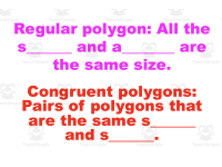 Polygons, Congruent, Regular, and Non-Polygons: Integrated Math and Art ...