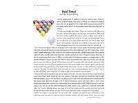 Pool Time Reading Comprehension Worksheet by Teach Simple