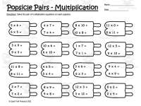 Popsicle Multiplication and Division Worksheets by Teach Simple