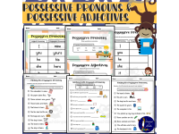 Possessive Pronouns and Possessive Adjectives by Teach Simple