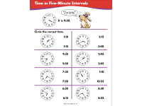 Practicing Time Printable Workbook by Teach Simple