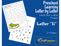 Preschool Letter by Letter: Letter I - Circle the Letter by Teach Simple