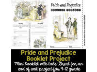 "Pride and Prejudice" Booklet Project by Teach Simple