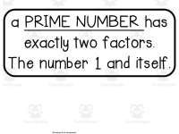 Prime and Composite Anchor Chart by Teach Simple