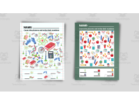 Printable Back To School I Spy Worksheets by Teach Simple