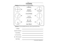 Probability Worksheet by Teach Simple
