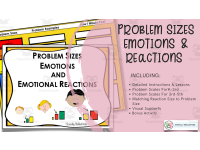 PROBLEM SIZES, EMOTIONS and REACTIONS Differentiated Activities For K ...