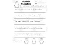 Proper Noun Worksheets and Activity - Penguin Theme by Teach Simple