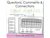 Questions and Comments | Visual Checklists and Activities by Teach Simple