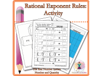 Rational Exponent Rules: Activity by Teach Simple