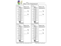 Read a Thermometer Worksheet by Teach Simple
